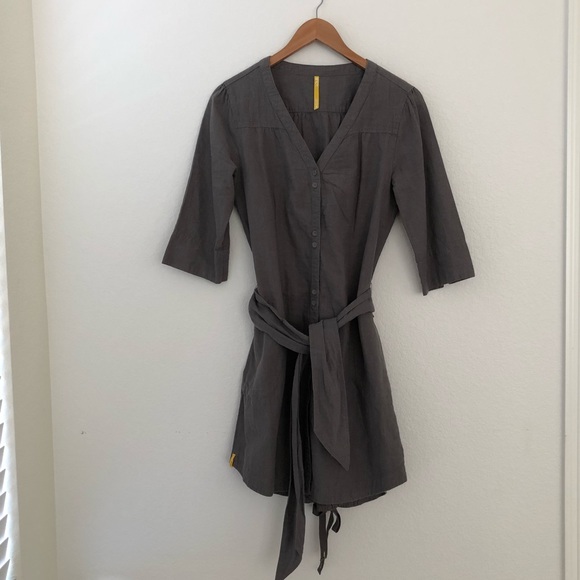 Lole | Dresses | Lole Button Up Tie Front Dress | Poshmark